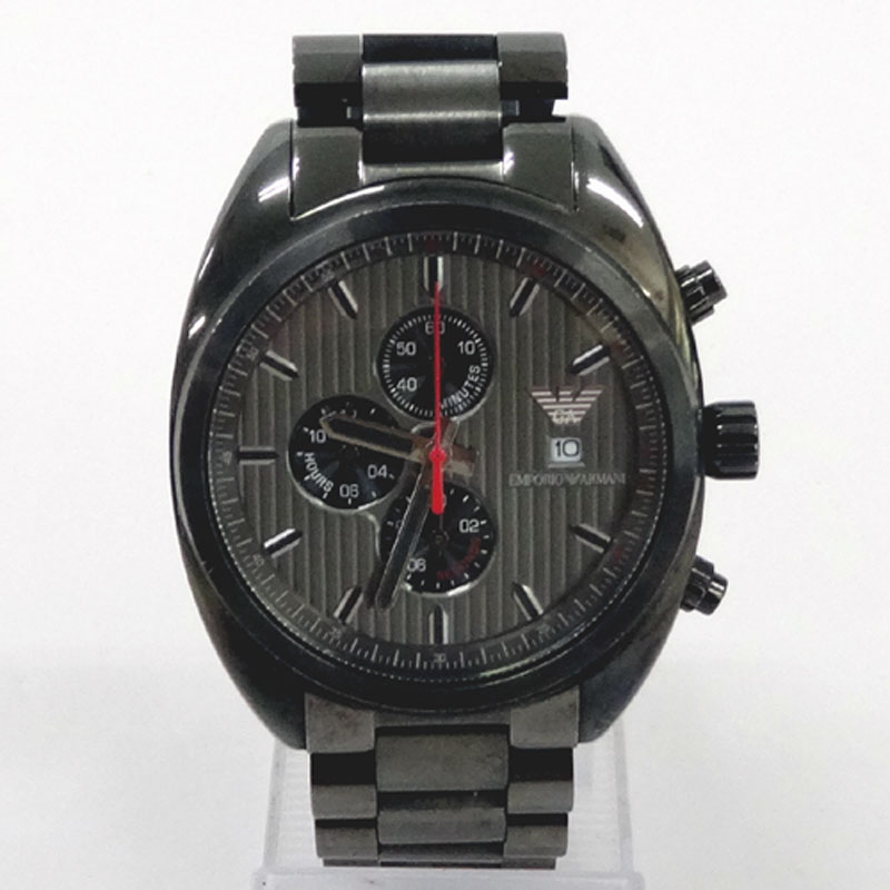 【楽天市場】EMPORIO ARMANI(エンポリオ アルマーニ) 時計/品番：AR-5913/カラー：ブラック/ウォッチ/クロノグラフ《腕 ...