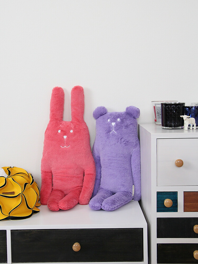 【楽天市場】抱き枕 アクセント クラフト MSサイズ IW4704【クラフトホリック craftholic 枕 ぬいぐるみ だきまくら 抱きまくら クラフト だき枕 抱枕 うさぎ くま ...