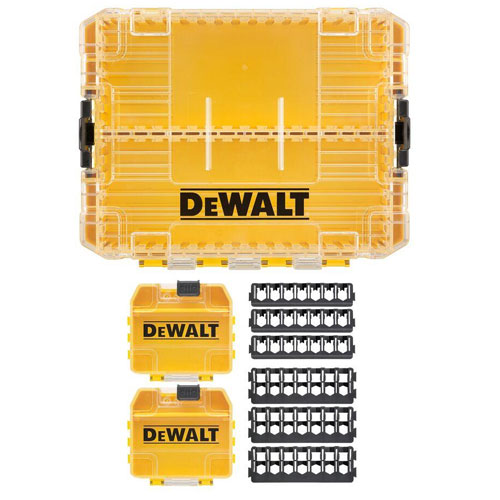 【楽天市場】DEWALT デウォルト タフケースシック (中) DT70803-QZ パーツ オーガナイザー アクセサリー ケース 高耐久 ...