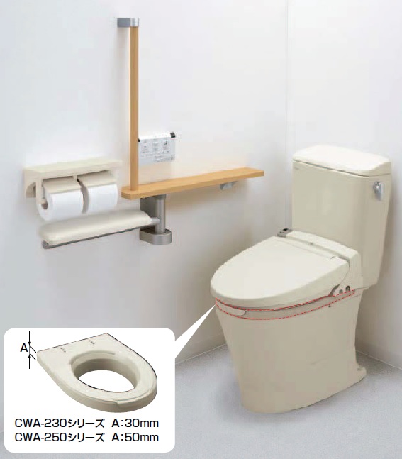【楽天市場】LIXIL(INAX) 補高便座 CWA-230 CWA-250：快適水空館