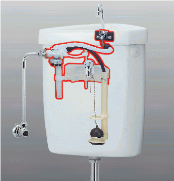 【楽天市場】LIXIL(INAX) 長穴隅付タンク用ボールタップ TF-21B リクシル イナックス 純正品 トイレ 取替 簡単 水が止まらない 流れない 出ない 部品 補修 修理 修繕 ...