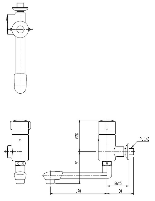 【楽天市場】LIXIL(INAX) 定量止水付自在水栓 BF-B110：快適水空館