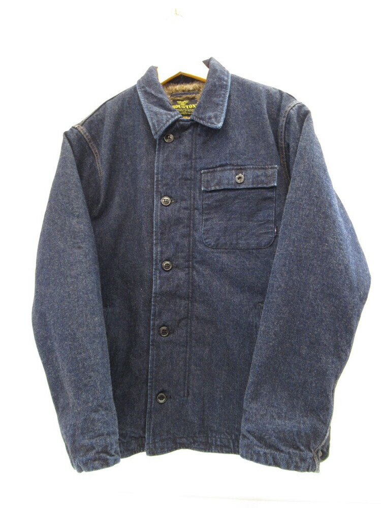 【楽天市場】【中古】HOUSTON ヒューストン × DENIME ヒューストン × ドゥニーム コラボ DENIM A-2 DECK ...