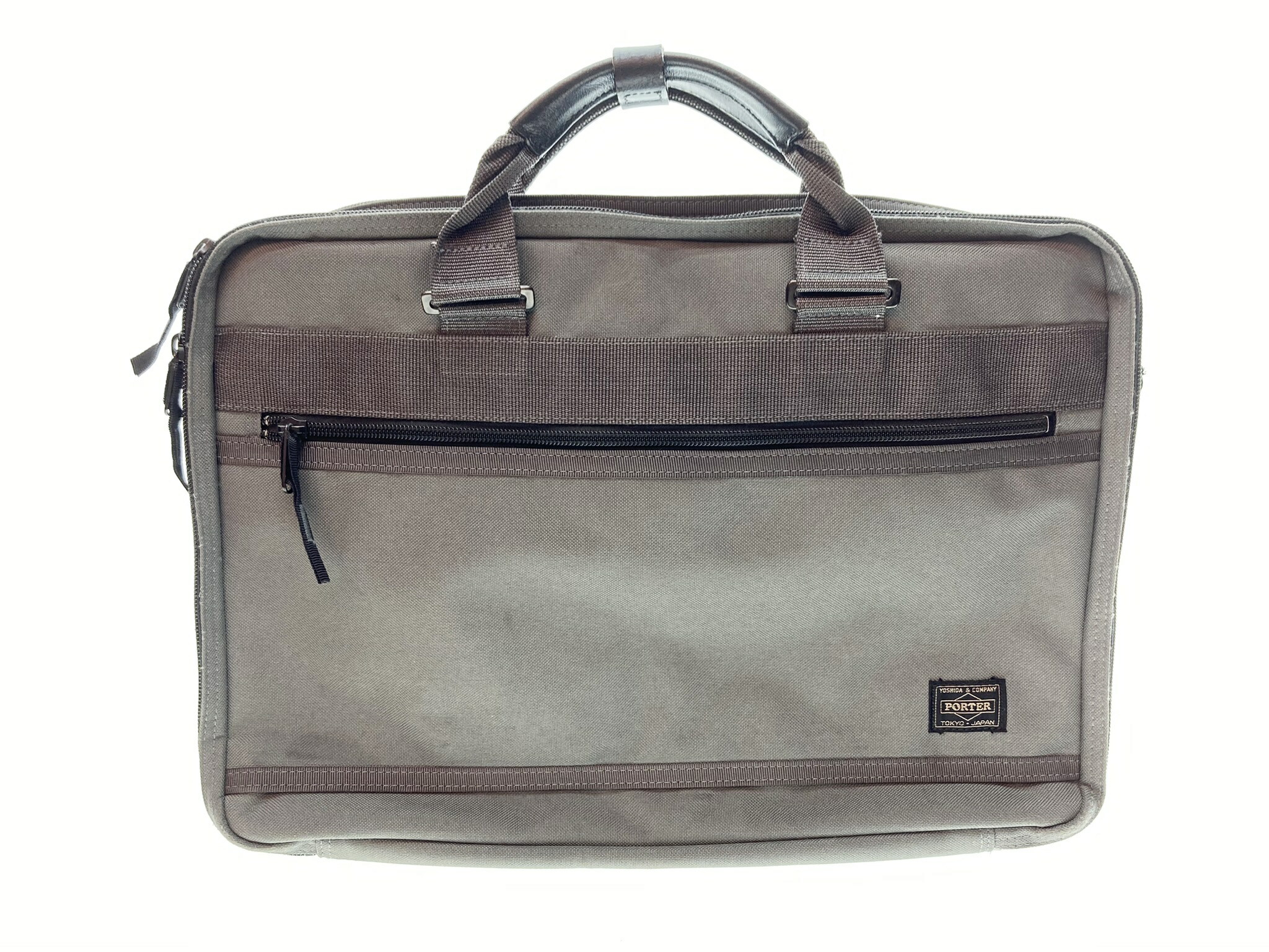 【楽天市場】【中古】ポーター PORTER ビジネスバッグ 吉田カバン ポーター PORTER ショルダーバッグ ハンドバッグ カーキ系 made inJAPAN バッグ メンズバッグ ...