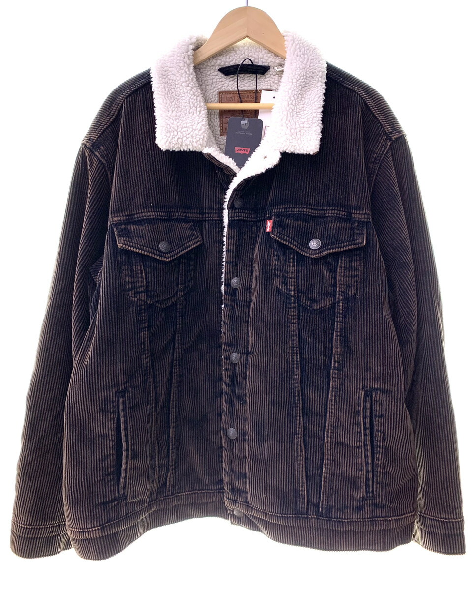【楽天市場】【中古】リーバイス Levi's Premium Relux Fit シェルパトラッカージャケット コーデュロイ ボア BIG E ...