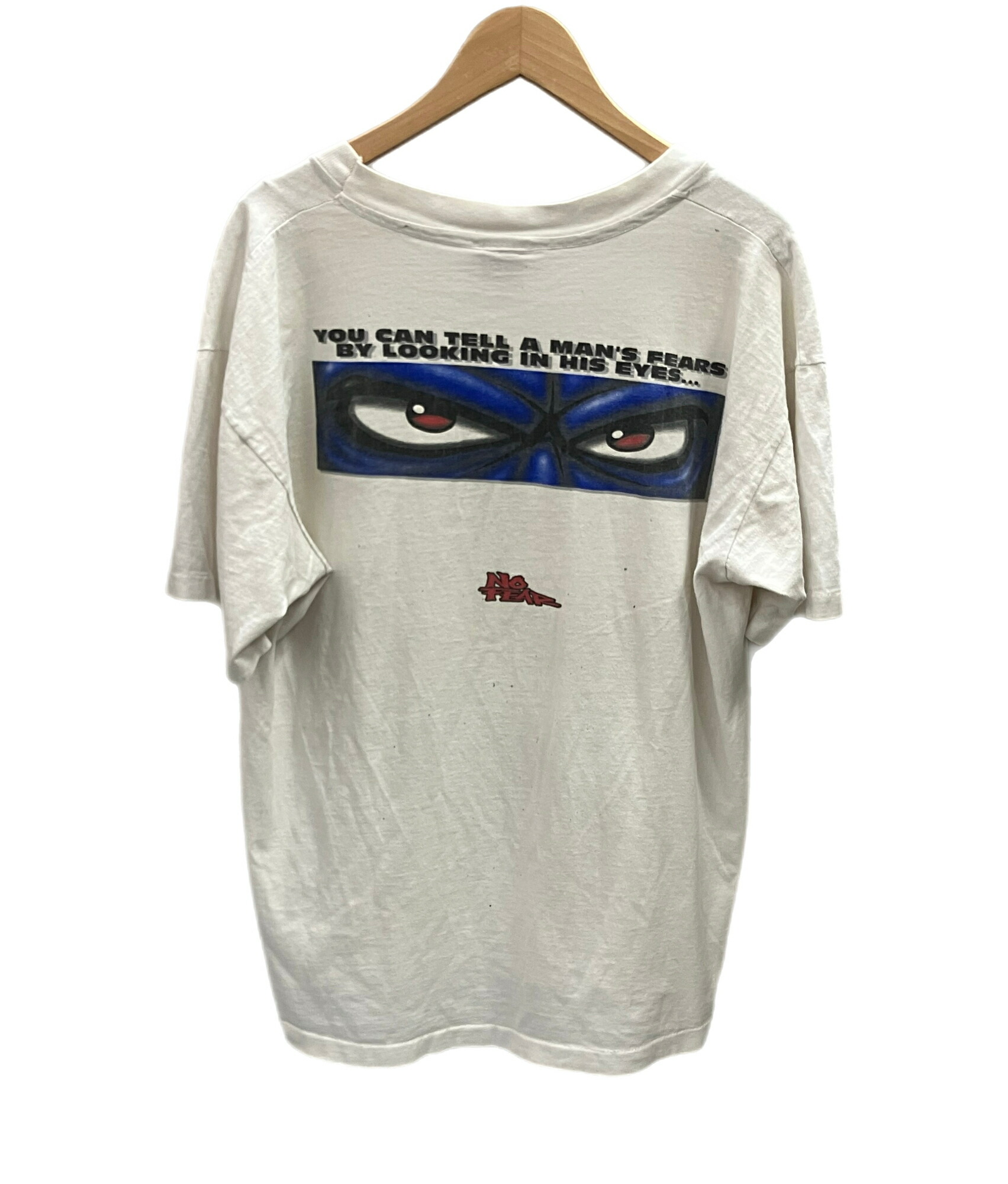 【楽天市場】【中古】ノー フィア NO FEAR 90s 90's USA製 made in USA 袖裾シングルステッチ XL Tシャツ プリント ホワイト LLサイズ 101MT-2630 ...