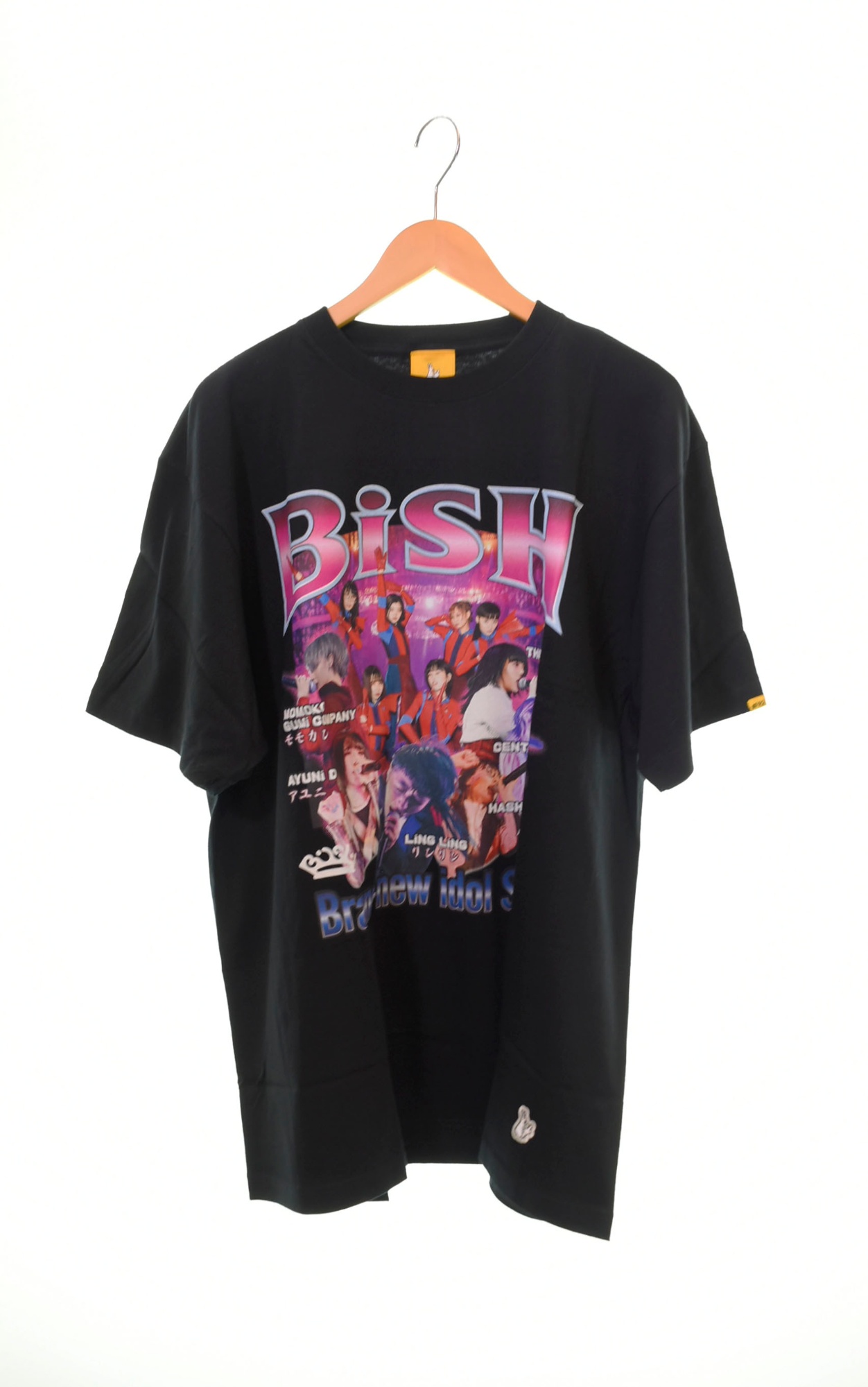【楽天市場】【中古】エフアールツー #FR2 BISH コラボ クルーネック プリント 半袖Tシャツ 黒 FRC1505 Tシャツ ブラック LLサイズ 103MT-761：ドンドンサガール