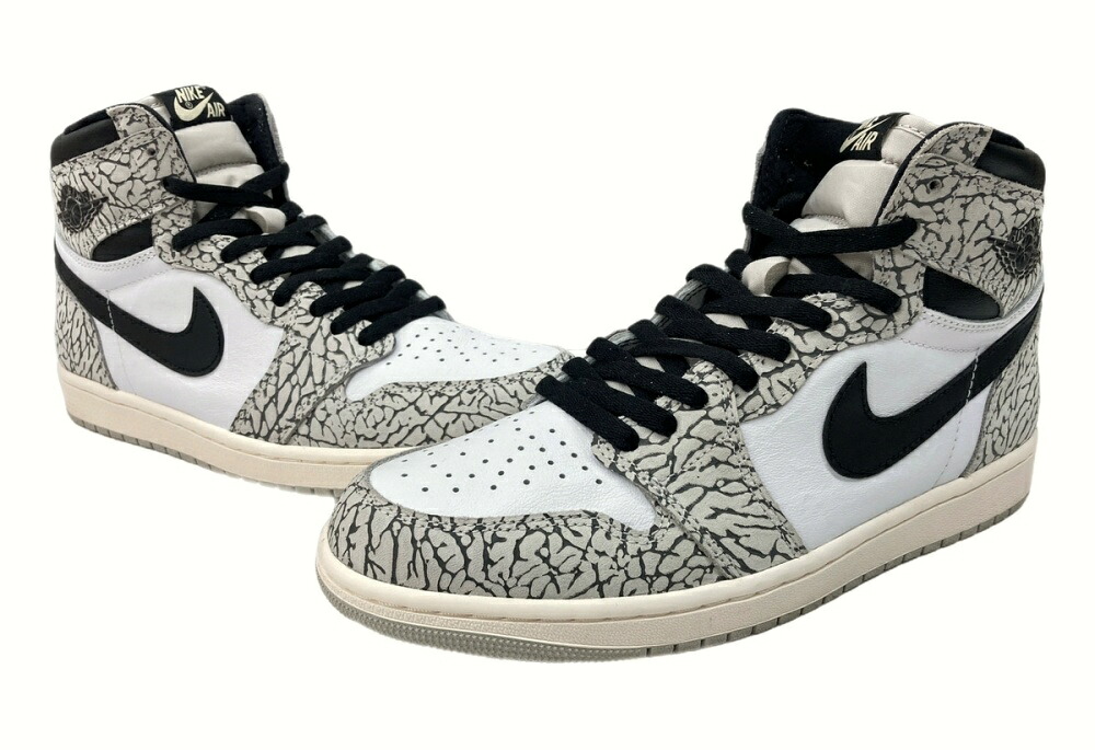 【楽天市場】【中古】 ナイキ NIKE 22年製 AIR JORDAN 1 RETRO HIGH OG ELEPHANT エア ジョーダン ...