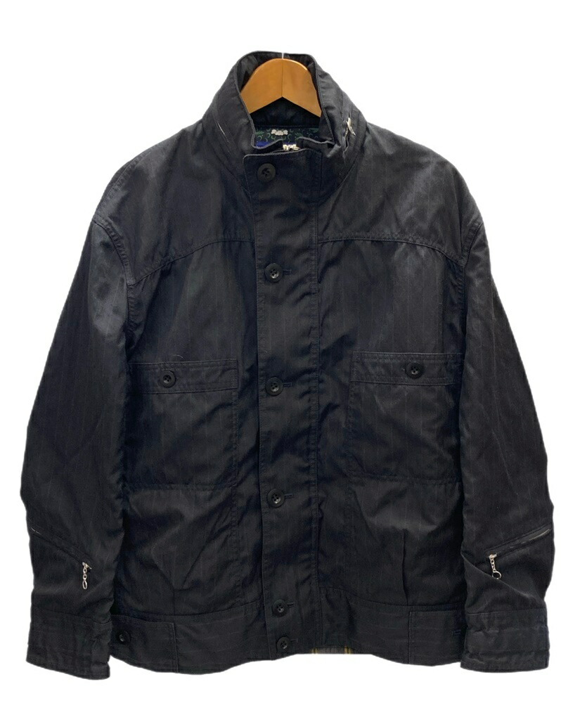 【楽天市場】【中古】コムデギャルソン COMME des GARCONS JUNYA WATANABE MAN ラミーストライプジャケット 黒 ...