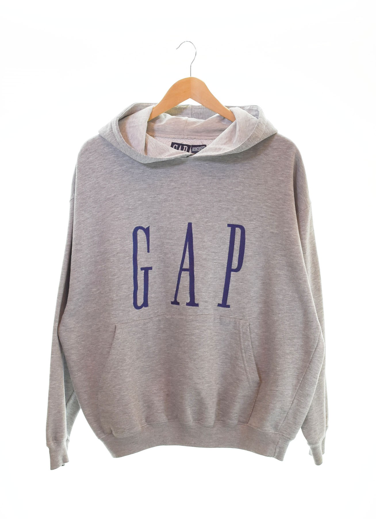 【楽天市場】【中古】ギャップ GAP 90s 90's 90年代 紺タグ OLD GAP 刺繍 ロゴ パーカー パーカ グレー Mサイズ 103MT-2020：ドンドンサガール
