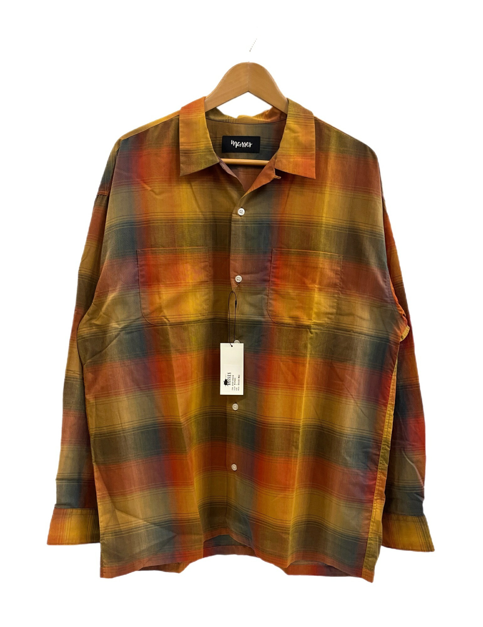 楽天市場】MASSES マシス シャツ サイズ:M 19SS ドット柄 コットン