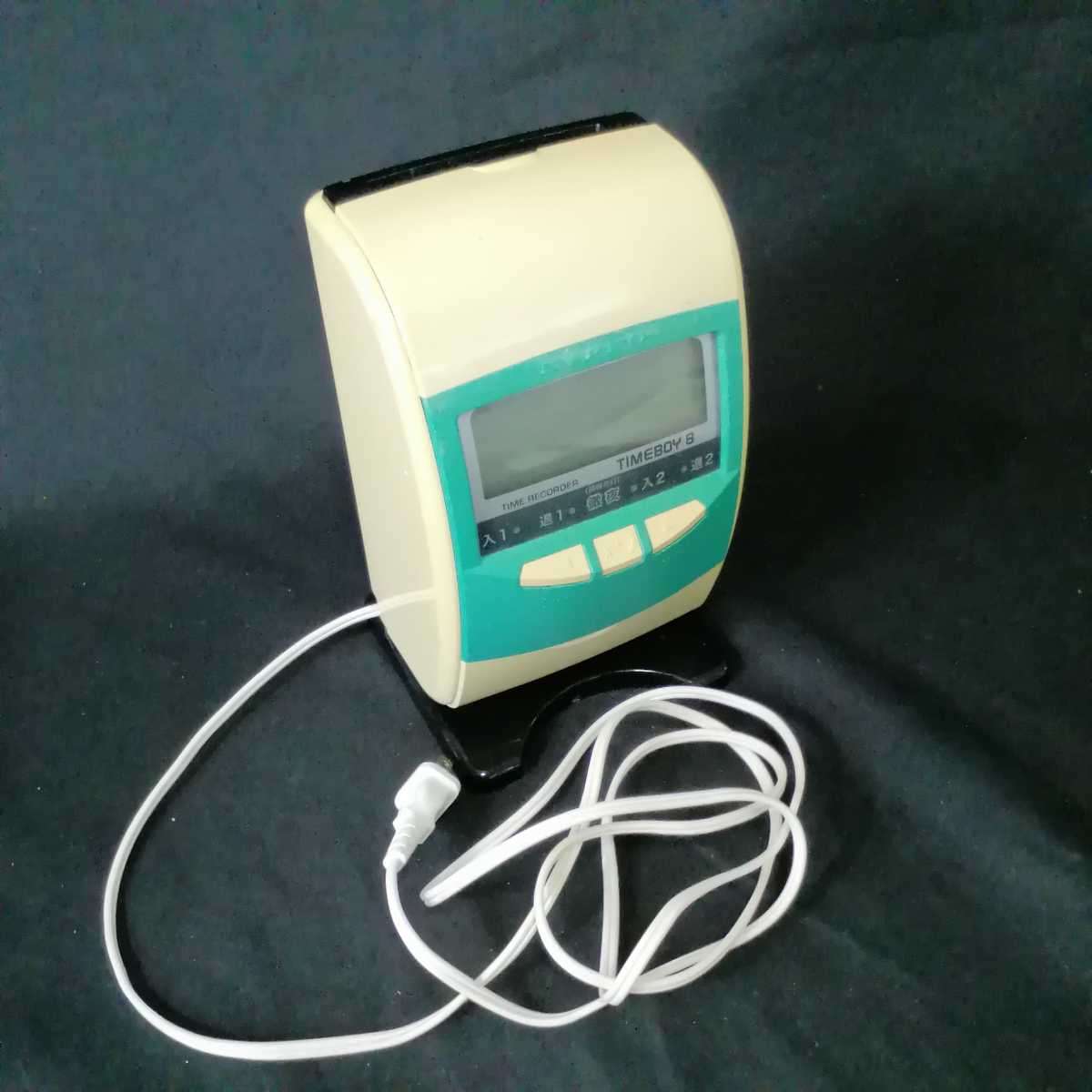 【楽天市場】【中古】 NIPPO TIME RECORDER MODEL TIMEBOY8 タイムレコーダータイムボーイ8 グリーン/ホワイト ...