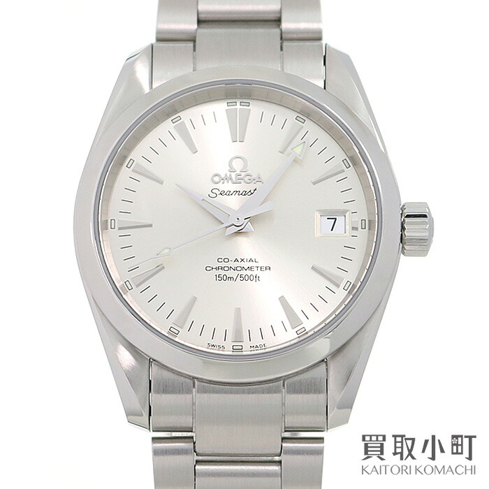 【楽天市場】【美品】オメガ【OMEGA】2504.30 シーマスター アクアテラ コーアクシャル 150M シルバー SSブレス ...