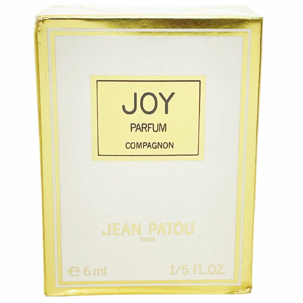 【楽天市場】ジャン パトゥ 香水 ジョイ パルファム 6ml JEAN PATOU JOY PARFUM フレグランス パフューム ミニ ボトルタイプ BT 未開栓品 【中古】：買取横丁