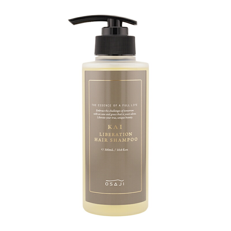 【楽天市場】OSAJI オサジ KAI リベレーションヘアシャンプー 300mL 濃密泡 弱酸性 ホホバオイル 椿油 大人髪 ノンシリコン[ギフトラッピング対応]：かいちゃんのお店