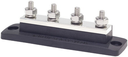 【楽天市場】ブルーシーシステムズ Blue Sea Systemsマキシバスバー 2127最大電流：250Ah(DC）250Ah（AC ...