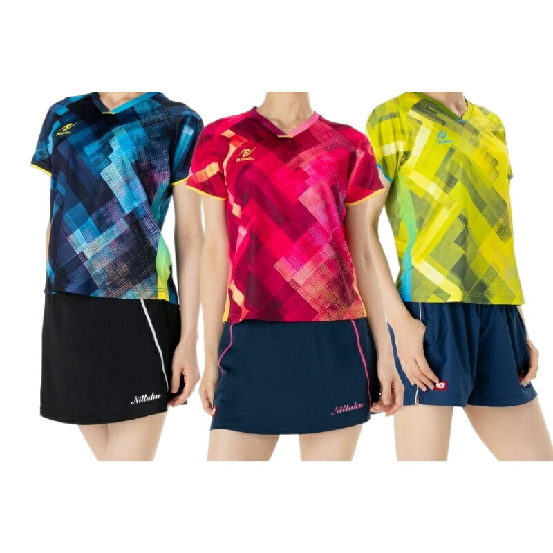 【楽天市場】2025年新製品 ニッタク Nittaku 卓球シャツ エクラインレディースシャツ 女子用 nw-2220 卓球ウェア ユニフォーム 送料無料：カメイスポーツ