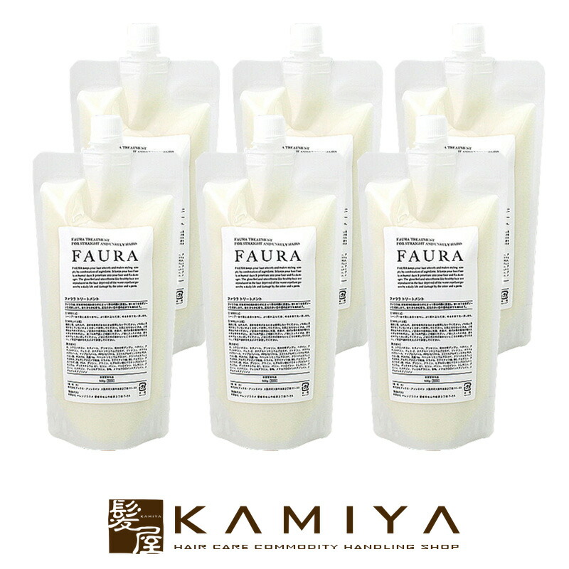 【楽天市場】【LINE登録で300円クーポン】ファウラ トリートメント 500g 詰替用×6個セット|トリートメント faura ダメージケア トリートメント ヒアルロン酸 剛毛 湿気 クセ毛 ...