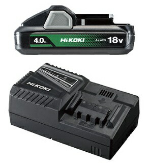 【楽天市場】HiKOKI スターターキット4 UC18YFSL(L) リチウムイオン電池BSL1840M+急速充電器UC18YFSL 18V ...