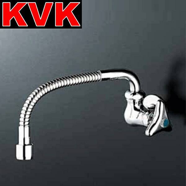 【楽天市場】KVK K10FL-R30 横形自在水栓 300mmフレキパイプ付 λ：住設建材カナモンジャー