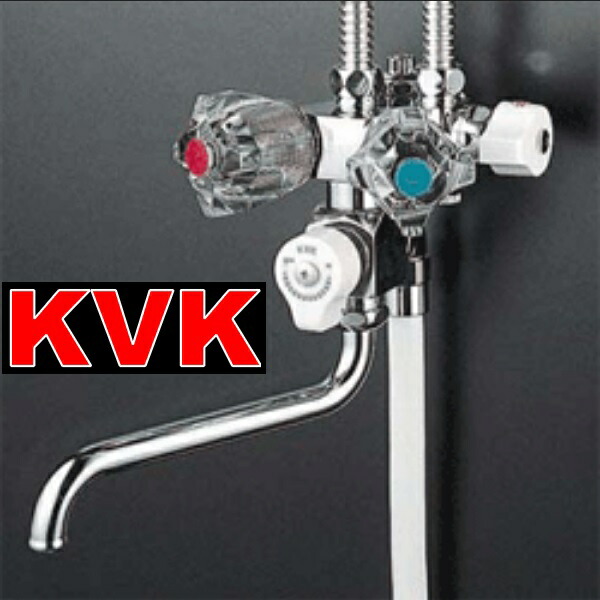 【楽天市場】KVK KF52NC シャワー水栓 ソーラー2ハンドルシャワー 専用形 λ：住設建材カナモンジャー