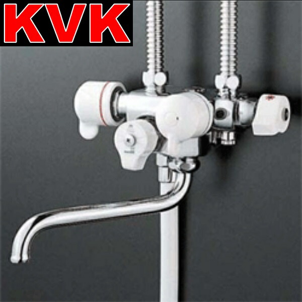 【楽天市場】KVK KF63 シャワー水栓 ソーラー2ハンドルシャワー 専用形 λ：住設建材カナモンジャー