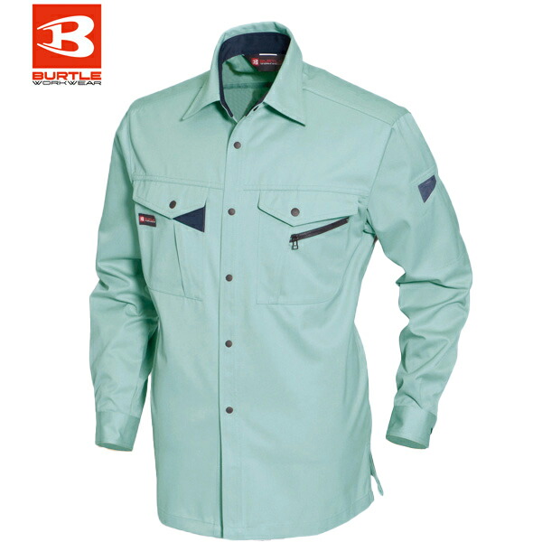 【楽天市場】バートル ワークウェア 長袖 シャツ 制電 秋冬作業服 作業着 長袖シャツ BURTLE 6005 刺繍 ネーム刺繍：安全靴・作業着のワークストリート