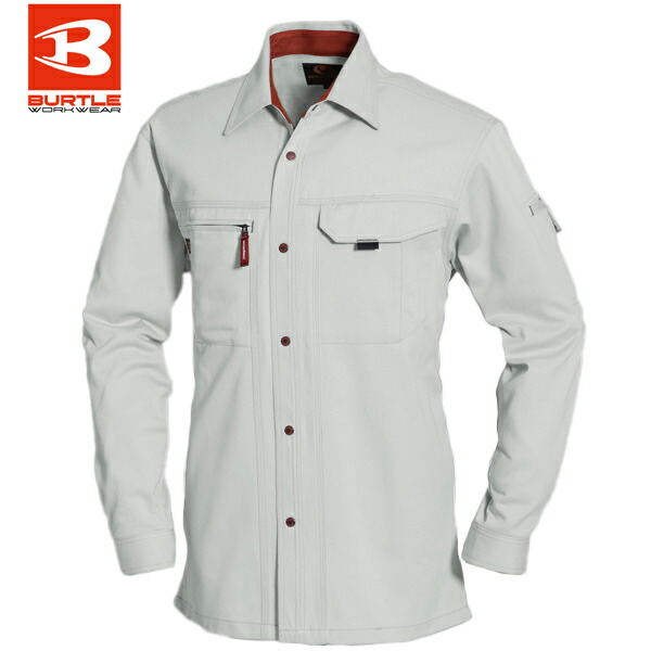 【楽天市場】バートル ワークウェア 長袖 シャツ 上着 綿100% 防縮 防シワ加工 BURTLE 秋冬作業服 作業着 長袖シャツ 8015：安全靴・作業着のワークストリート