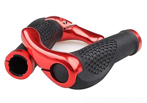 【楽天市場】Winkeyes 自転車グリップ ハンドルバー ハンドルグリップ 牛角 グリップ サイクリンググリップ スポーツグリップ (赤 ...