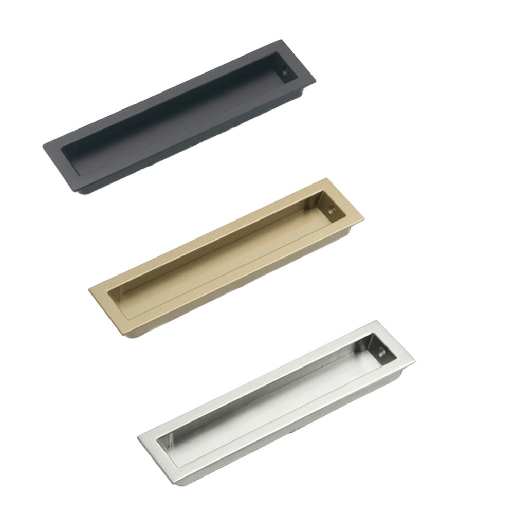 【楽天市場】【マラソン期間2万円以上で5％OFFクーポンあり】アトムリビンテック 引手 KJ-170 WBメッキ/金色塗装/黒塗装：カネマサ金物