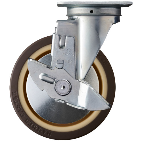 【楽天市場】【15日限定抽選で最大100％Pバック＋5のつく日】ハンマーキャスター ウレタン(B入)車キャスター 413S-UB150TL 車輪：ウレタン(B入)車 平付旋回タイプ トータル ...