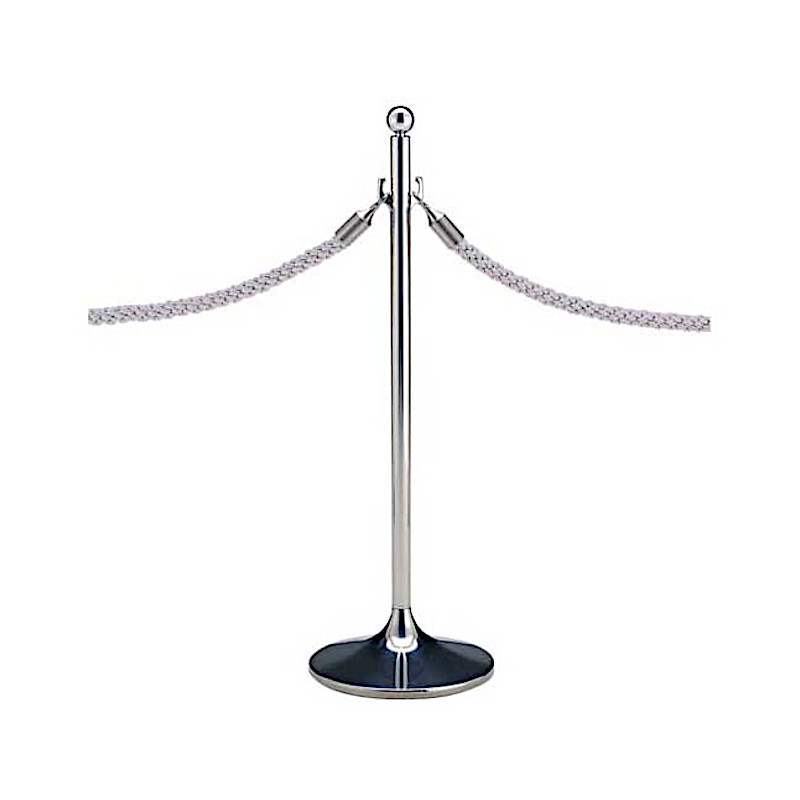 【楽天市場】ただいま全品ﾎﾟｲﾝﾄ5倍ユニオン ポールパーティション UP-231-10 ステンレス ミラー (パーティションライン(ロープ ...