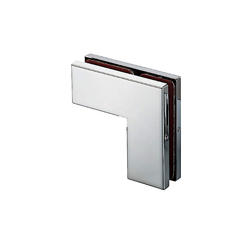 【楽天市場】欄間・サイドパネル用ブラケット LAMP M1065-14-12 アルミニウム合金 鏡面仕上 ガラス厚:12 D:30：カネマサ金物