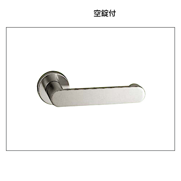 【楽天市場】レバーハンドル 【ユニオン】 UL443-001+WFS01001 アルミシルバー 【空錠付】 (標準座金CP15N付) 片開用 ...