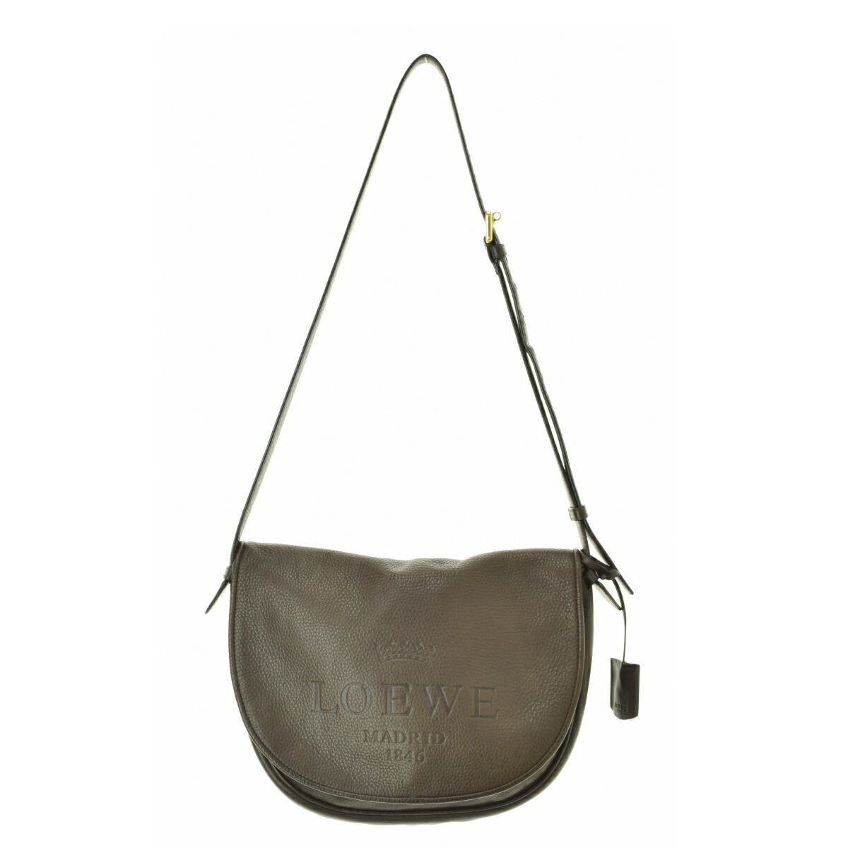 【楽天市場】【中古】LOEWE / ロエベ290907 ヘリテージ ロゴ レザーショルダーバッグ【cacfaecb-z】：ブランド古着の買取 ...