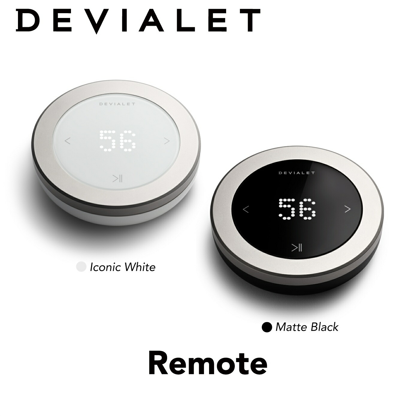 【楽天市場】DEVIALET Remote リモートコントローラー PHANTOM用 国内正規代理店 デビアレ リモート アクセサリー Bluetooth：KANJITSU DIRECT 楽天市場店