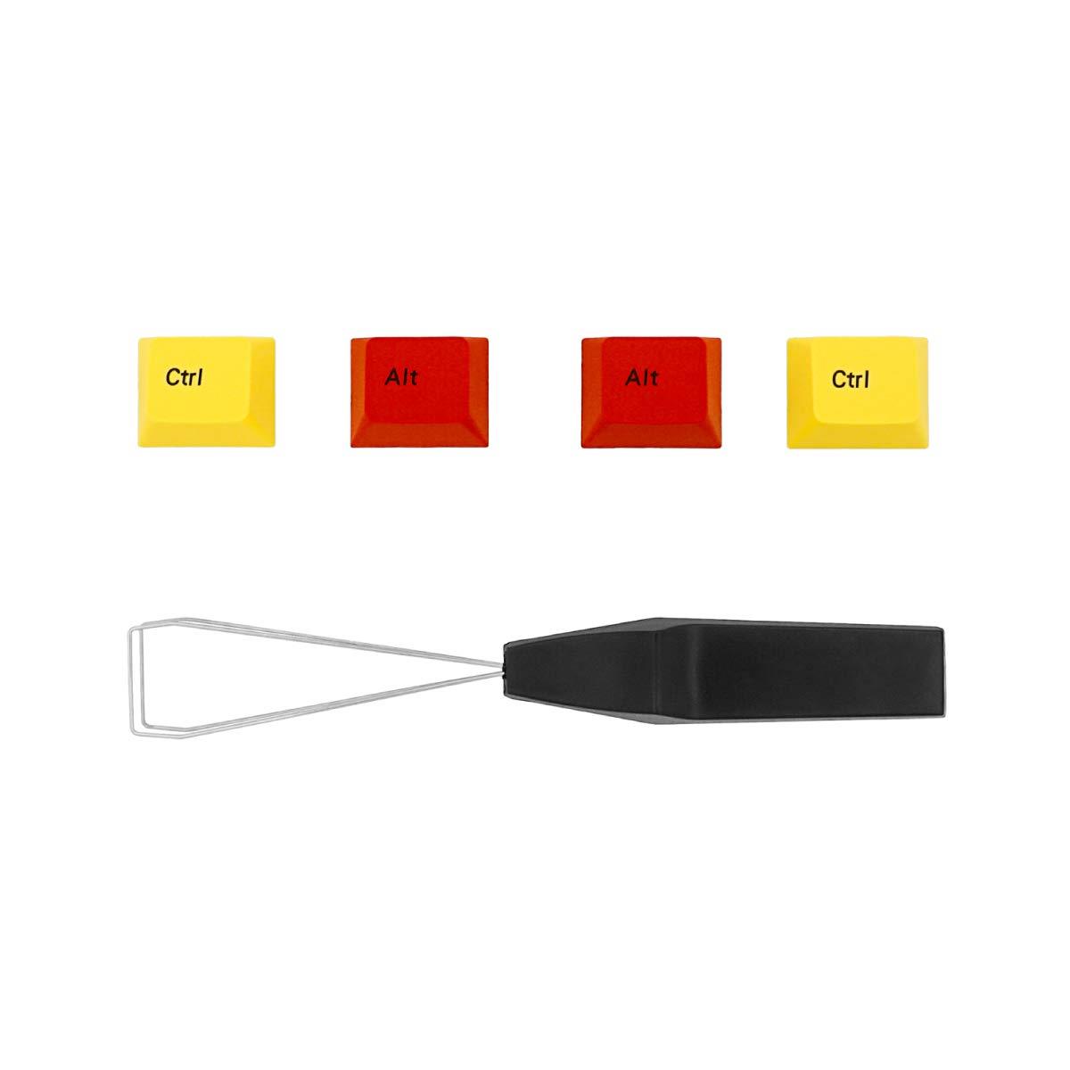 【楽天市場】アーキス カラー キーキャップ セット Ctrl (黄) / Alt (赤) 材質 : PBT 昇華印字 キーキャップ引き抜き工具 ...