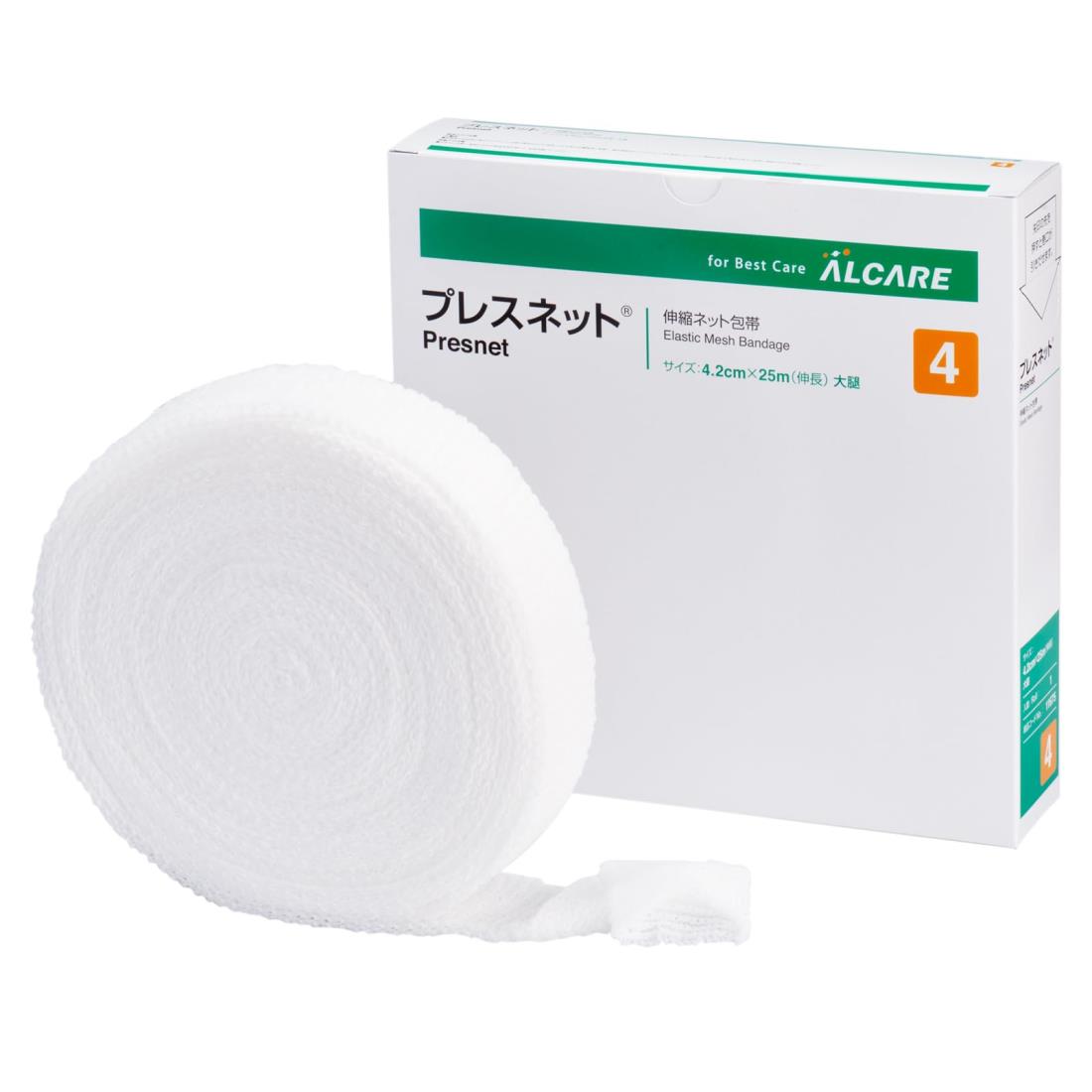 【楽天市場】アルケア プレスネット 伸縮ネット包帯 11675 4号 1巻：感花楽天市場店