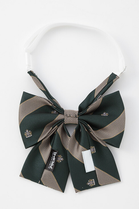 【楽天市場】【100円OFFクーポン＋P5倍 7/10(日)まで】 スクールリボン 制服 リボン 卒業式 入学式 女子 ストライプ エンジ グリーン ( 赤 緑 レディース 高校生 中学生 ...