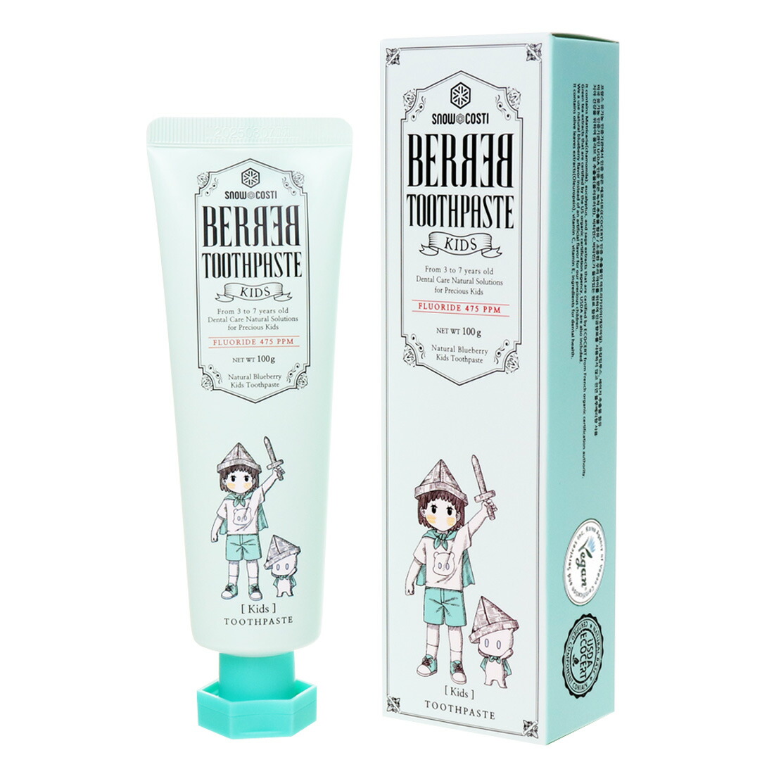 【楽天市場】ベルベル 低フッ化物 子供用歯磨き粉 100g / ヴィーガン認証 / 全成分公開, 低フッ化物, ヴィーガン歯磨き粉, 韓国歯磨き粉, 口臭の除去, 虫歯予防, 保育園歯磨き粉 ...