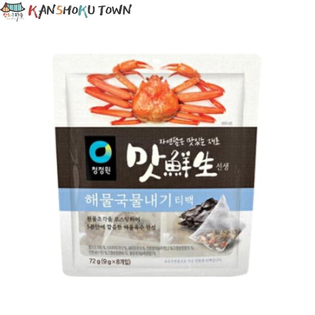 【楽天市場】清浄園 マッ鮮生だしパック (魚介)72g(9g×8個)：韓国業務スーパー KANSHOKU