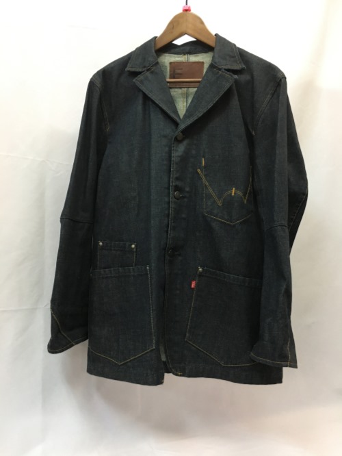 【楽天市場】EDWIN E-FUNCTION デニムジャケット E2200-00 インディゴブルー メンズ Lサイズ／アウター【中古】[☆3]：リバティ鑑定倶楽部