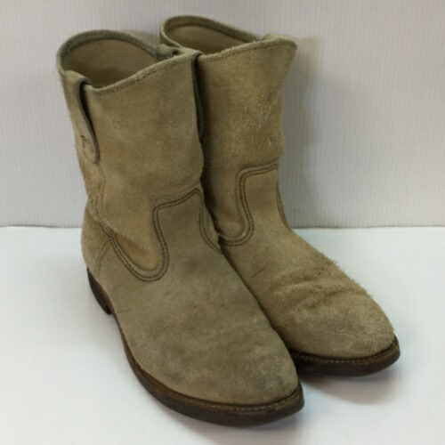 【楽天市場】RED WING レッドウィング 1188 ペコスブーツ スエード レザー プリント羽タグ メンズ ベージュ／メンズ・ブーツ【中古 ...