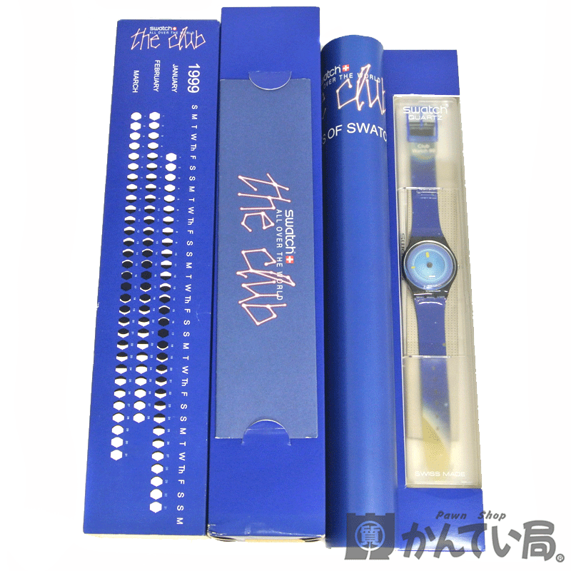 【楽天市場】Swatch【スウォッチ】THE CLUB Space dreams スペースドリーム クオーツ メンズ レディース 腕時計 GZ160 クラブウォッチ99年限定【電池交換済み ...