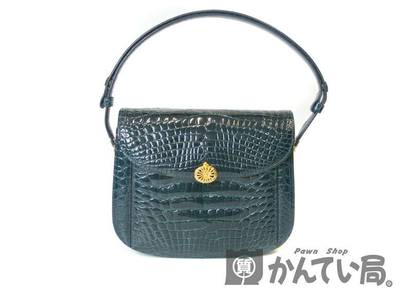 【楽天市場】KATORIYA 香取屋 カトリヤ JRA クロコ ハンドバッグ ショルダーバッグ 2WAY レディース フラップ開閉式 【USED-A】【質屋かんてい局名古屋西店】：かんてい局名古屋西店