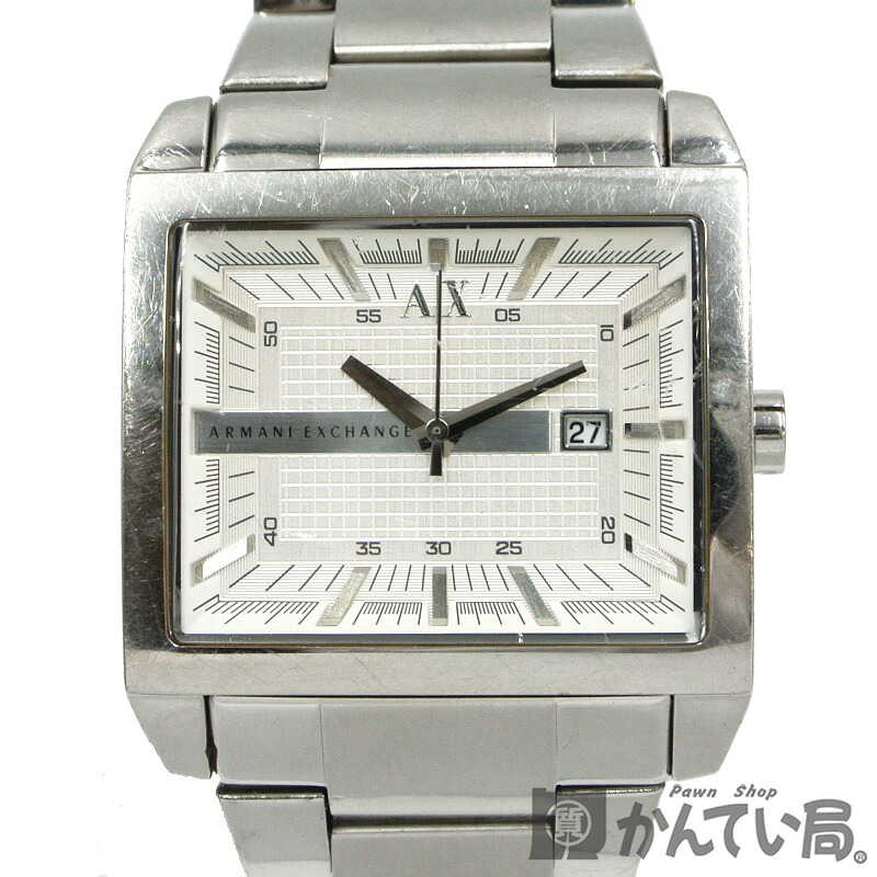 【楽天市場】ARMANI EXCHANGE【アルマーニ・エクスチェンジ】AX2201 クオーツ メンズ 腕時計 SS シルバー 3針 デイト ...
