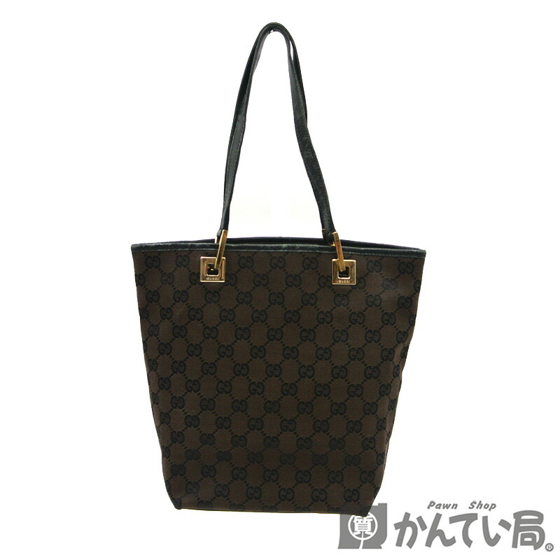 【楽天市場】GUCCI【グッチ】GGキャンバス トートバッグ ダークブラウン系 トートバッグ 鞄 レディース【中古】USED-BC：かんてい局 ...