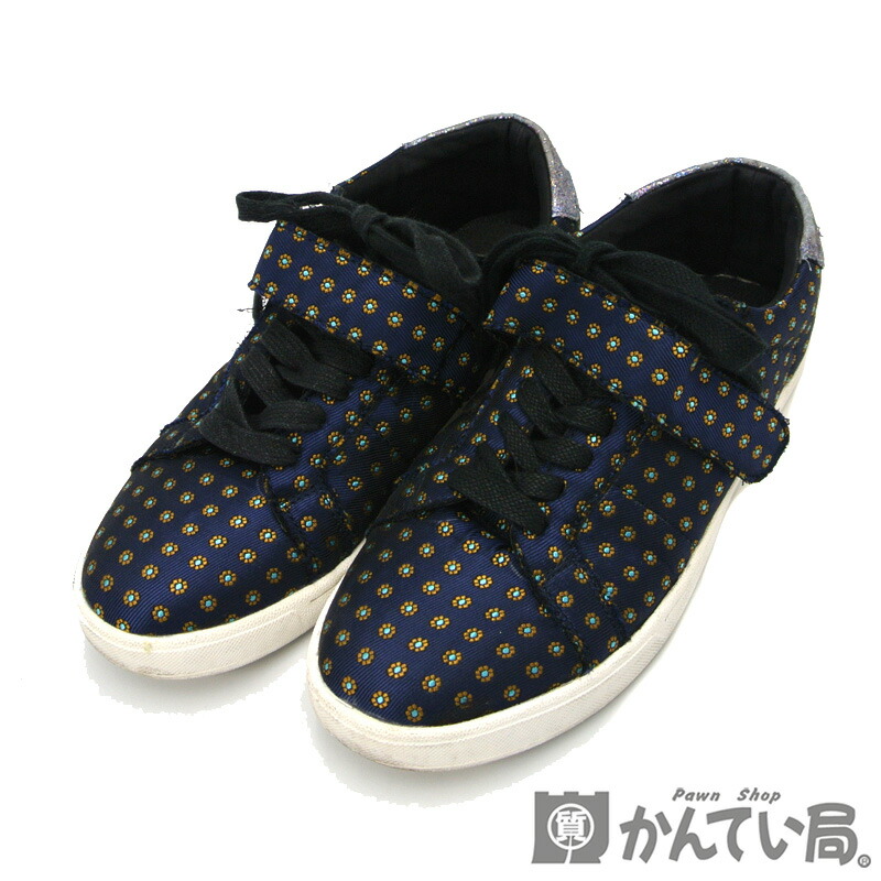 【楽天市場】ESSENTIEL ANTWERP【エッセンシャル アントワープ】スニーカー ファー 花柄 ネイビー系 表記サイズ：39 ...