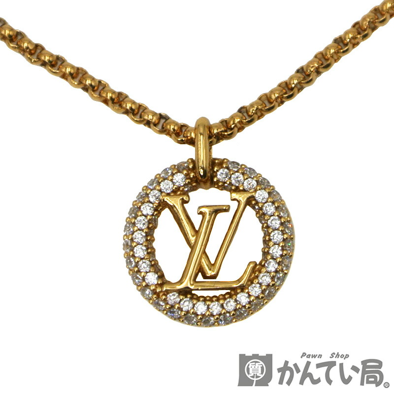 【楽天市場】LOUIS VUITTON【ルイ・ヴィトン】M00759 ネックレス コリエ・ルイーズ バイナイト LVロゴ アクセサリー【中古 ...