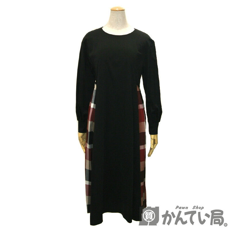 【楽天市場】BLUE LABEL CRESTBRIDGE【ブルーレーベル クレストブリッジ】 ワンピース チェック ブラック サイズ：36 ...